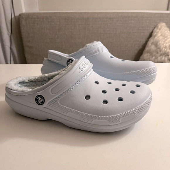 CROCS | Shoes | Light Blue Lined Clog Crocs | Poshmark